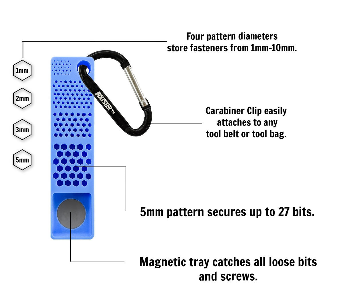 Bitster Organizer Silicone Bit Organizer by Boltster – Boltster Inc.